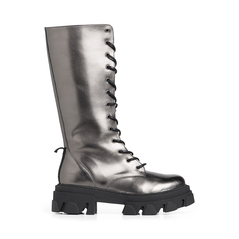 Mavis Boot GUN METAL – Steve Madden Morocco